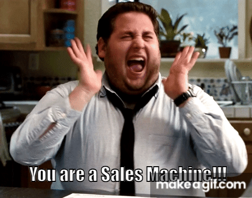 Sales Machine on Make a GIF
