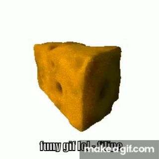 spinning cheese at 1am 😱 what it means to be sleep deprived on Make a GIF