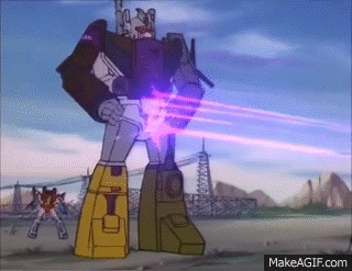 G1: Devastator vs Bruticus vs Menasor : Bruticus (First Transform) on Make a GIF