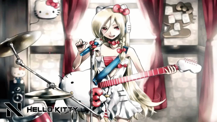 Nightcore - Hello Kitty on Make a GIF