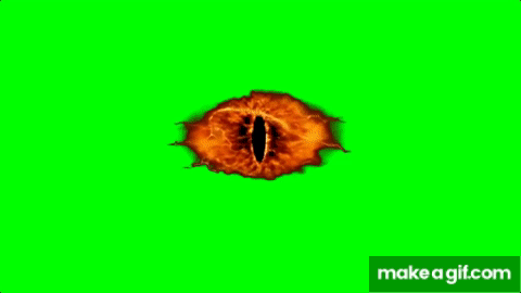 Sauron Black Speech (green screen) on Make a GIF