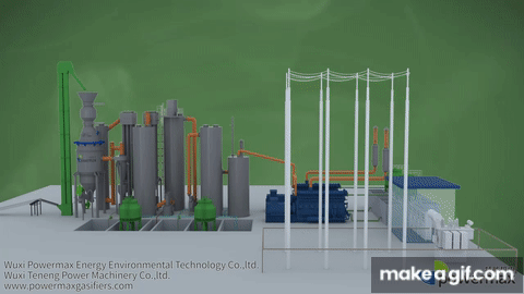 Powermax Biomass Gasification Power Plant, Waste To Energy, Biomass To ...