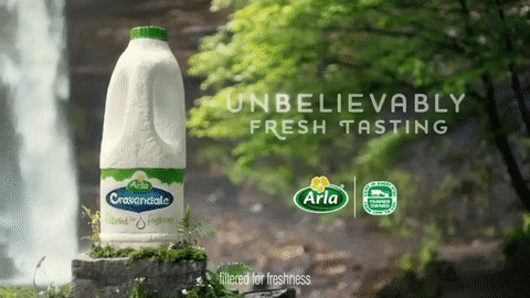 Arla Cravendale: The Moonicow TV ad on Make a GIF
