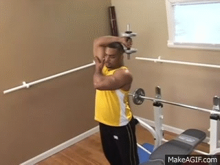 Bodybuilding Exercises : Bodybuilding: Overhead Triceps Dumbbell ...