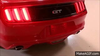 2015 Ford Mustang Sequential Turn Signals Demonstration on Make a GIF