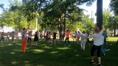danceTONE cardio workout with danceScape at Fit in the Core 2022 on ...