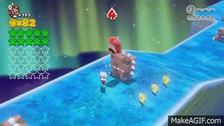 Super Mario 3D World - Skating Fail Compilation on Make a GIF