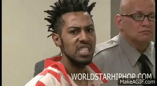 Man in Court Accused of Murder Acting Absolutely Insane on Make a GIF