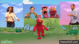 Sesame Street: Elmo's Got the Moves Music Video on Make a GIF