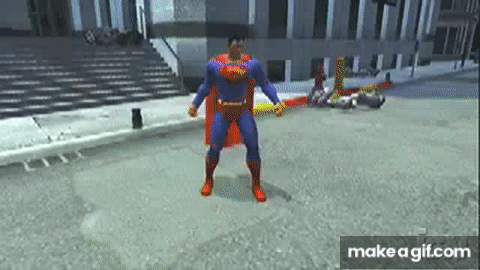 Justice League Heroes PlayStation 2 Trailer - The Man of on Make a GIF