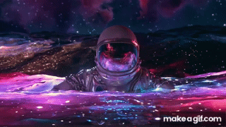 FLOATING IN SPACE BY VISUALDON WALLPAPER ENGINE on Make a GIF