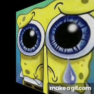 Trauriges Spongebob Gif