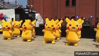 CUTE PIKACHU DANCING on Make a GIF