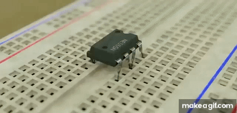 Computer chip walking to Stayin' Alive [Higher Quality] on Make a GIF