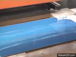 Thermoplastic Vacuum Forming Process on Make a GIF