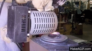 How It's Made - Lost Wax Casting on Make a GIF