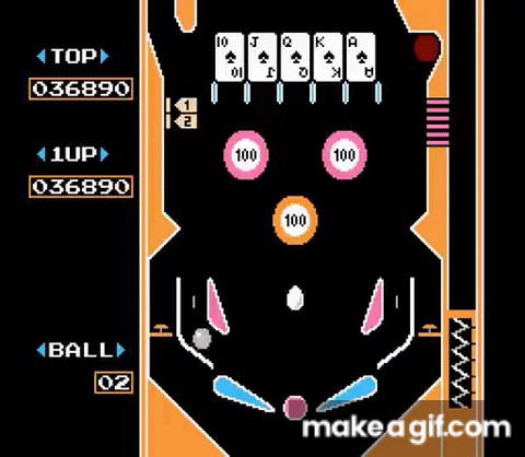 NES Longplay [456] Pinball on Make a GIF