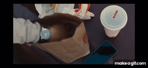 Beef - Danny Cho (Steven Yeun) eats Burger King Chicken Sandwiches on ...