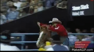 Tie Down Roping - 2013 NFR Round 10 on Make a GIF