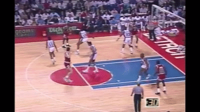 Dennis Rodman Defense vs Bulls + Jordan - 1989 ECF Game 5 on Make a GIF