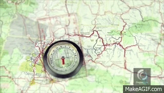 Spinning Compass Needle Finds Direction, 4K Stock Video on Make a GIF