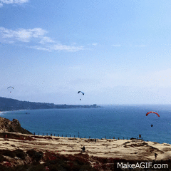 Paragliding on Make a GIF