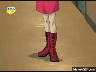 Elisabeth tapping her foot again on Make a GIF