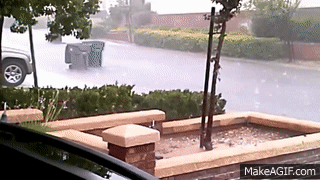 Garbage Can Race on Make a GIF