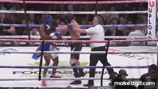 Punch after the bell - KSI v Logan on Make a GIF