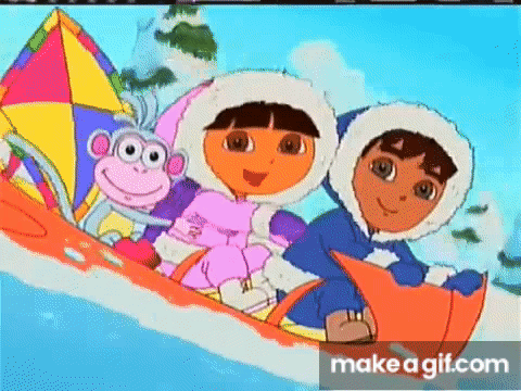 Alvin & the Chipmunks + Dora the Explorer - I Saw Mommy Kissing Santa ...
