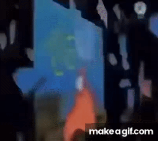 Patrick with water jug on head meme. on Make a GIF