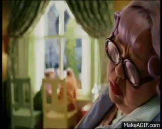 Mrs Kwan on Cat in the Hat film on Make a GIF