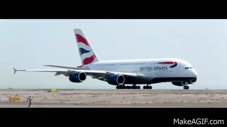 British Airways - Man vs Plane - habana on Make a GIF