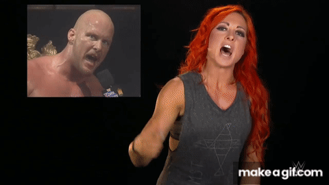 Superstars reenact Stone Cold's famous "Austin 3:16" speech on Make a GIF