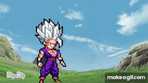 Son Gohan Beast sprite on Make a GIF