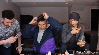 BLINDFOLDED PIZZA TASTE TEST on Make a GIF