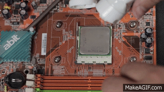 How to Apply Thermal Paste on Make a GIF