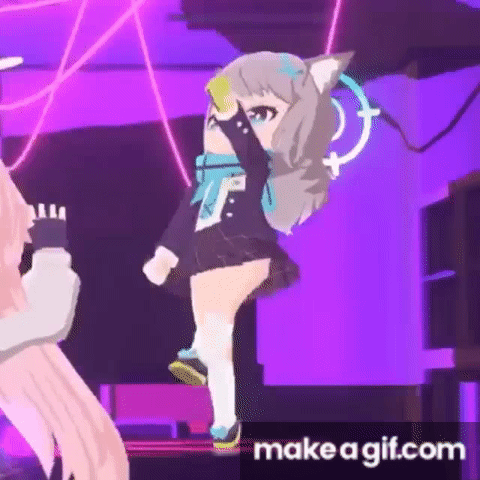 Shiroko Oddloop Dance | Blue Archive on Make a GIF