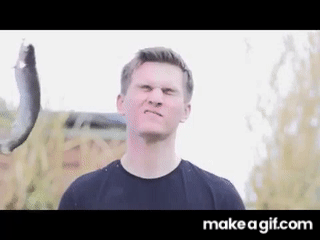 fish slap on Make a GIF