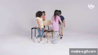 Kids Play Musical Chairs | Kids Play | HiHo Kids on Make a GIF
