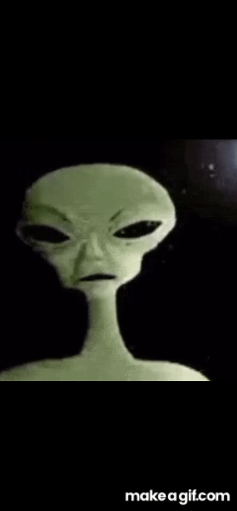 Alien on Make a GIF