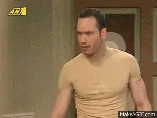 Konstantinou kai Elenis - Skase re Malaka!! on Make a GIF