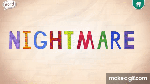 Endless Alphabet A to Z - Letter N - NAUGHTY, NIBBLE, NIGHTMARE, NOSEY ...