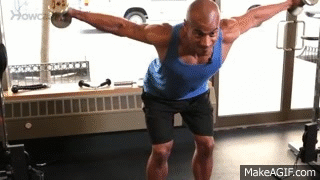 How to Do a Standing Fly | Back Workout on Make a GIF