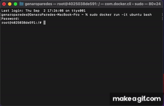 Bash shell on Make a GIF