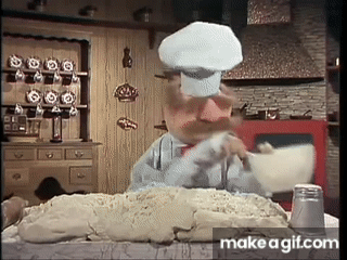 The Muppet Show: The Swedish Chef - Living Dough on Make a GIF