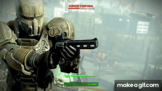 Fallout 4 - I screamed the whole time on Make a GIF