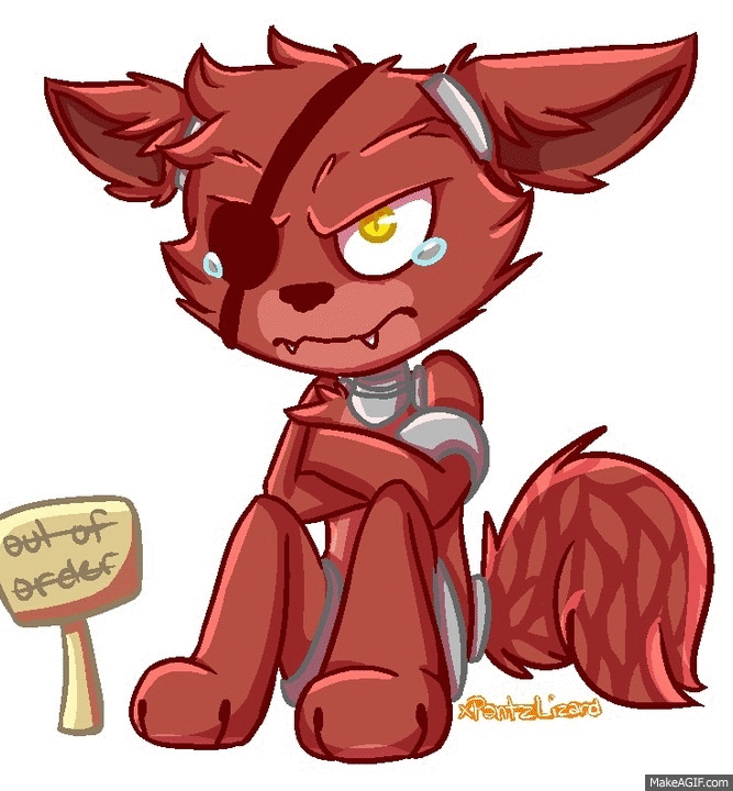 Foxy: why did u eat my pizza? Chica: what idk what u mean im an angel ...