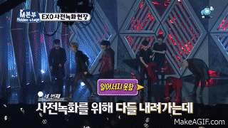 MBC K-pop Hidden stage Ep5 - EXO Comeback on Make a GIF