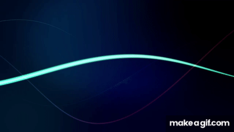 Glowing Curved Lines Animated Background |Abstract flowing lines ...